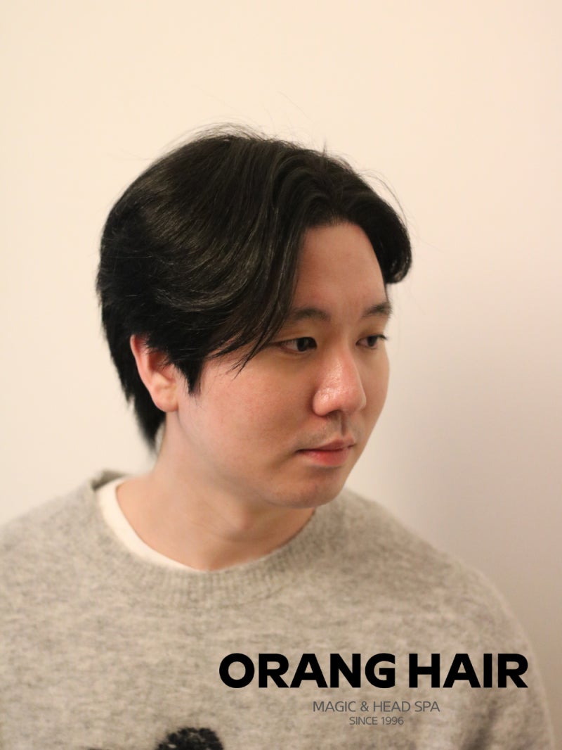 심한곱슬머리 볼륨매직 잘하는곳은 딱요기 오랑헤어 압구정점 구리점 남자 긴머리 리프컷 가르마펌 스타일 네이버 블로그