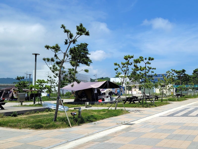 고성 명파오토캠핑장 및 명파해수욕장 1박2일 한적하고 깨끗해서 아이들과 함께 하기 좋은곳 네이버 블로그