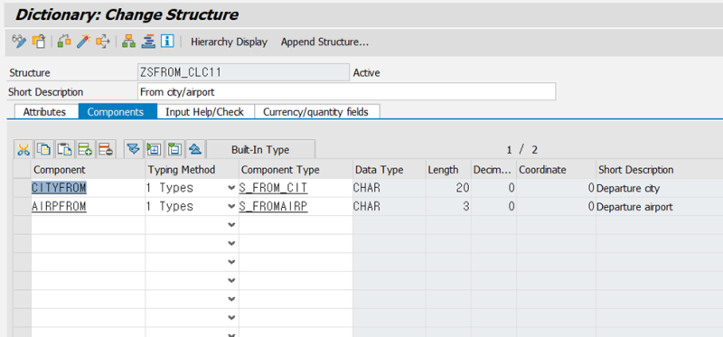 [ABAP] Domain / Element Data Type / Simple Structure / Nested Structure ...