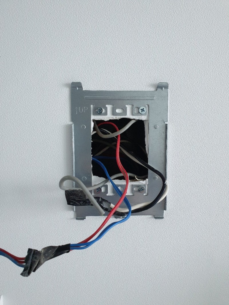 2선식 아날로그 비디오폰&초인종 셀프 설치하기; 코콤 KVP-70C : 네이버 블로그