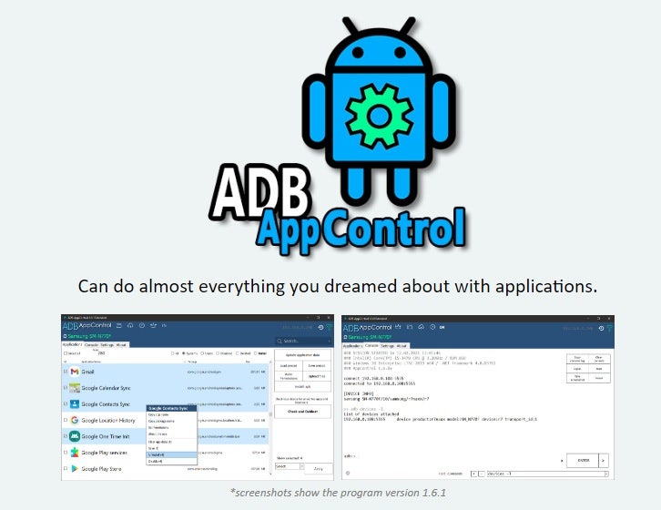 GUI로 편하게 사용할 수 있는 ADB AppControl : 네이버 블로그