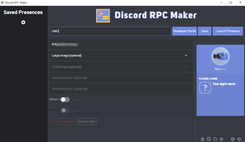 디스코드 커스텀 상태 메세지 설정하는 방법 [Discord RPC Maker] : 네이버 블로그