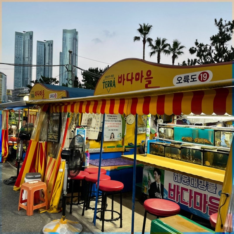 부산 해운대 포장마차 오륙도 19호 제주이모 방문 랍스타 코스 2인 즐기기 네이버 블로그