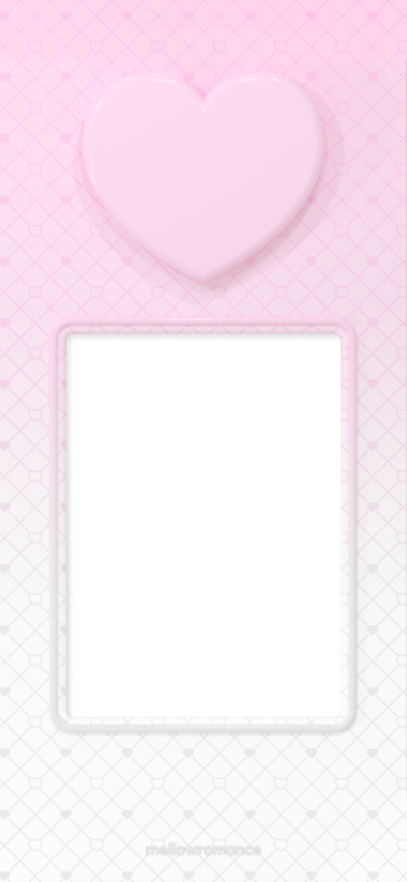 Lockscreen Wallpaper Giveaway ; pastel heart frame ( + white / gradient ...