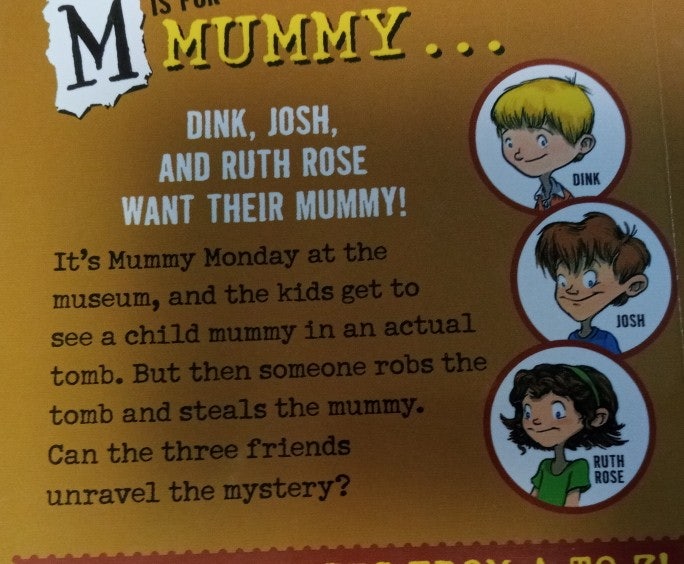 a to z Mysteries #13. the Missing Mummy : 네이버 블로그