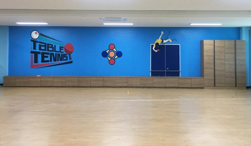 전국출장 인테리어벽화팀 담쟁이벽화 대전 공업고등학교 탁구장벽화 학교벽화 복도벽화 학교환경개선사업 하고왔어요 네이버 블로그