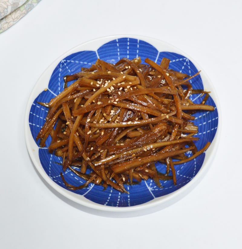백종원 우엉조림 만드는 법 쫀득한 우엉채조림 우엉요리 네이버 블로그