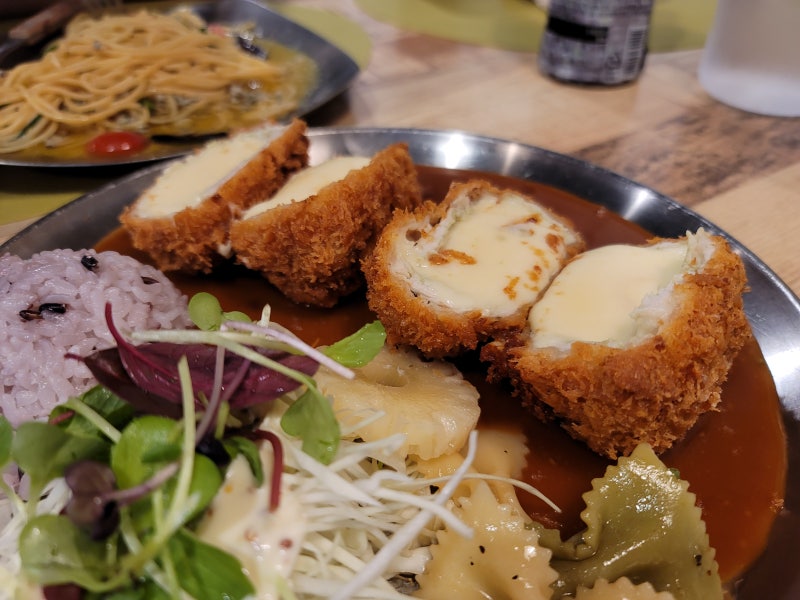 하동 화개장터 맛집 벚꽃 경양식 요리하는 아빠 돈가스 파스타 스파게티 네이버 블로그