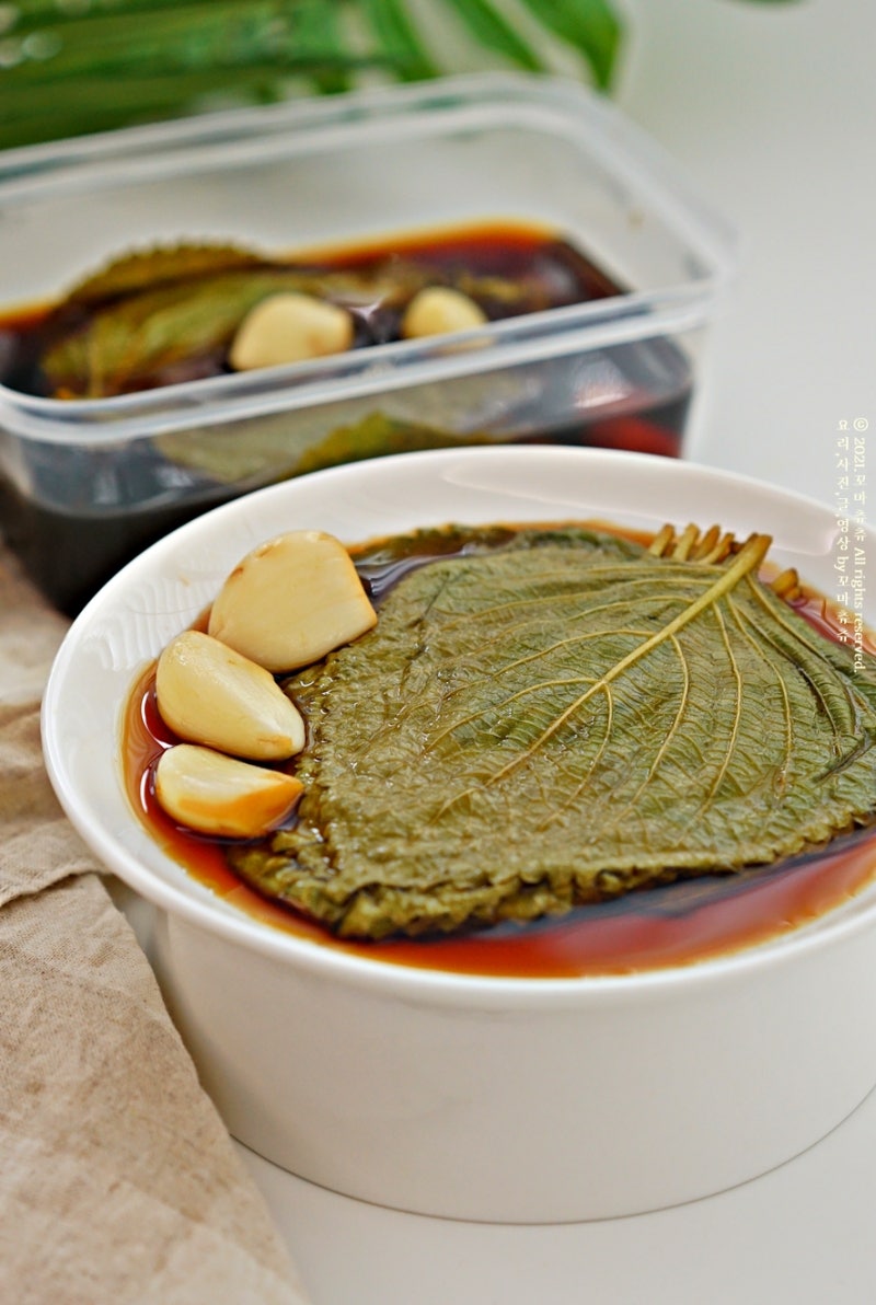 간장 깻잎장아찌 만드는 법 고기 확 생각나는 깻잎 요리 간단한 밑반찬 만들기 네이버 블로그