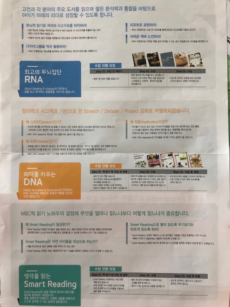 Msc 논술학원 두뇌판정 결과지 분석 Rna Dna 우뇌 좌뇌 네이버 블로그