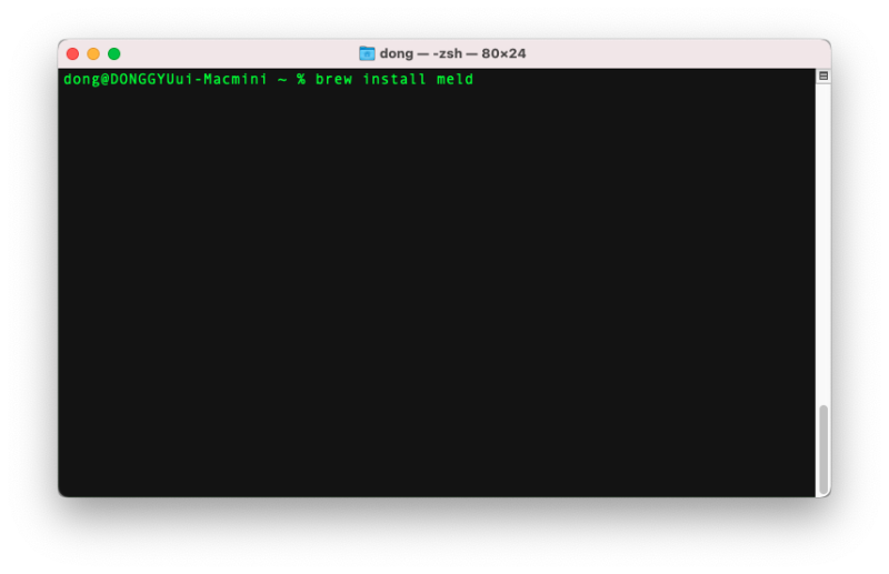 맥(mac) - Meld(소스 코드 비교 툴) 설치하기 : 네이버 블로그