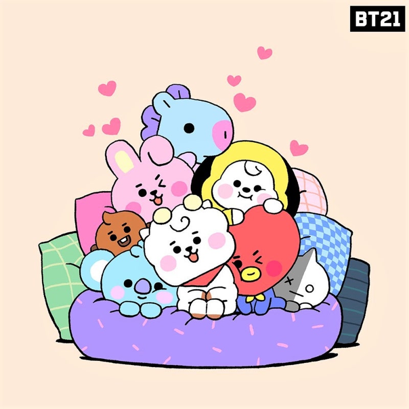 BTS 멤버별 BT21 캐릭터 알아보기 : 네이버 블로그