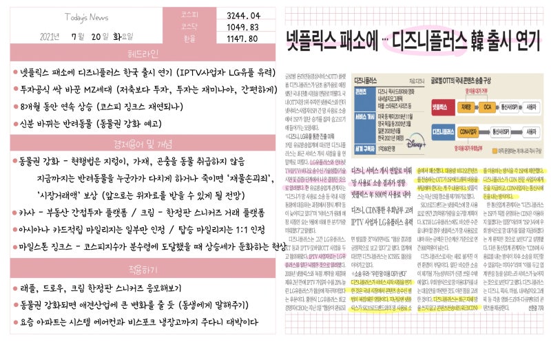 경제신문 읽고 정리하기 한경 무료구독 요약본 보기 네이버 블로그