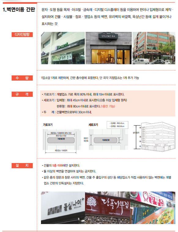 공간 디자인 파사드 인허가 옥외광고물 간판 인허가 기준 알아보기 네이버 블로그