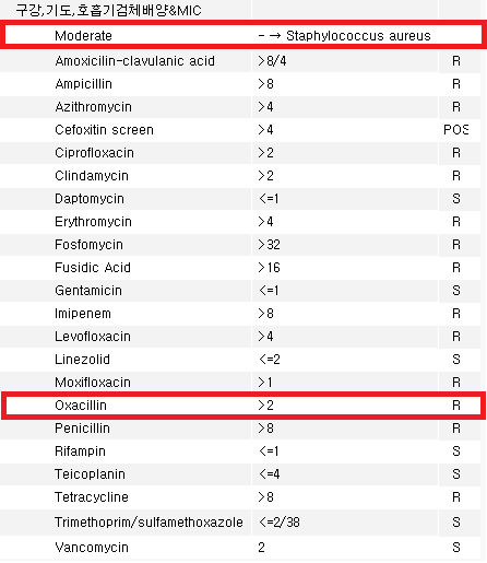 [감염관리] 내성균, MRSA, MRAB, MRPA 배양검사 결과확인, 코호트 : 네이버 블로그
