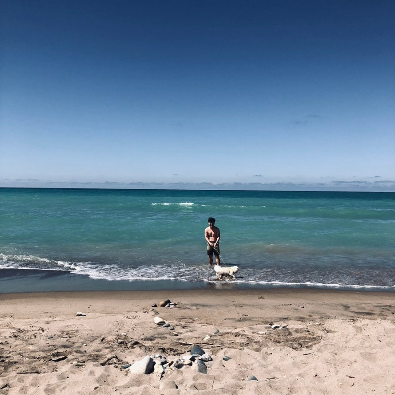 [캐나다] Inverhuron Provincial Park 🏕 / MEC Cabin 4 텐트 ⛺️ / 캠핑뜨개/ 강아지와 함께 ...