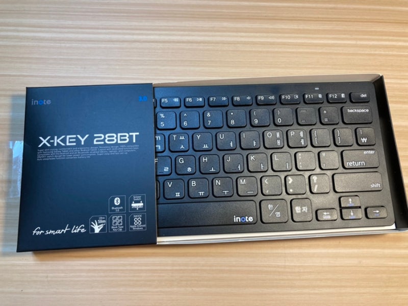 블루투스 키보드 inote X-KEY 28BT 사용 연결 방법 : 네이버 블로그