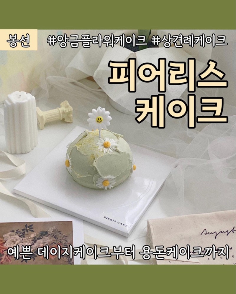 [봉선동 케이크] 맛까지 신경 쓴 봉선동 앙금플라워케이크 전문점 / 데이지케이크, 상견례케이크 추천 / 사장님 금손 인정 ...