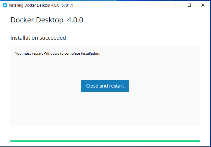 Docker Desktop for Windows 설치, 오류 해결 : 네이버 블로그