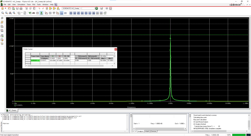 [OrCAD PSpice] 03.AC Sweep Analysis : 네이버 블로그