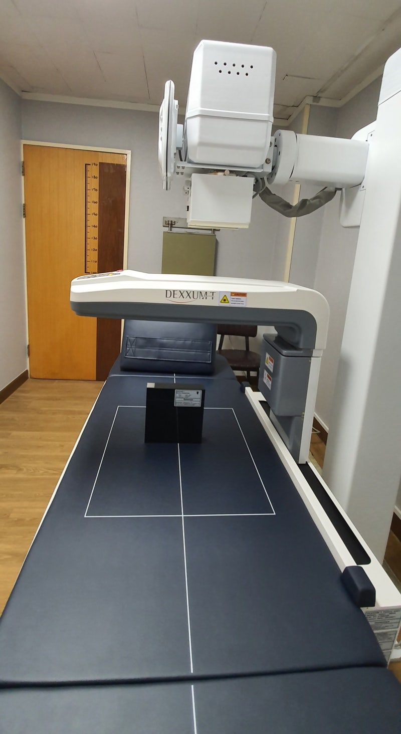 경기도 의정부시 연세가정의학과의원 오스테오시스 골밀도진단기 DEXXUM-T(스윙암)설치리뷰 : 네이버 블로그