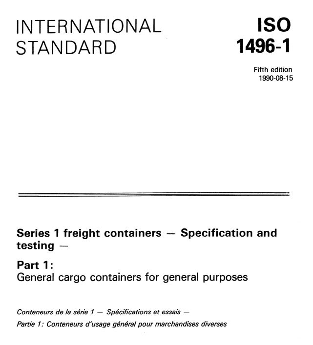 해상용 컨테이너 (ISO Container) - ISO 668 & ISO 1496 : 네이버 블로그