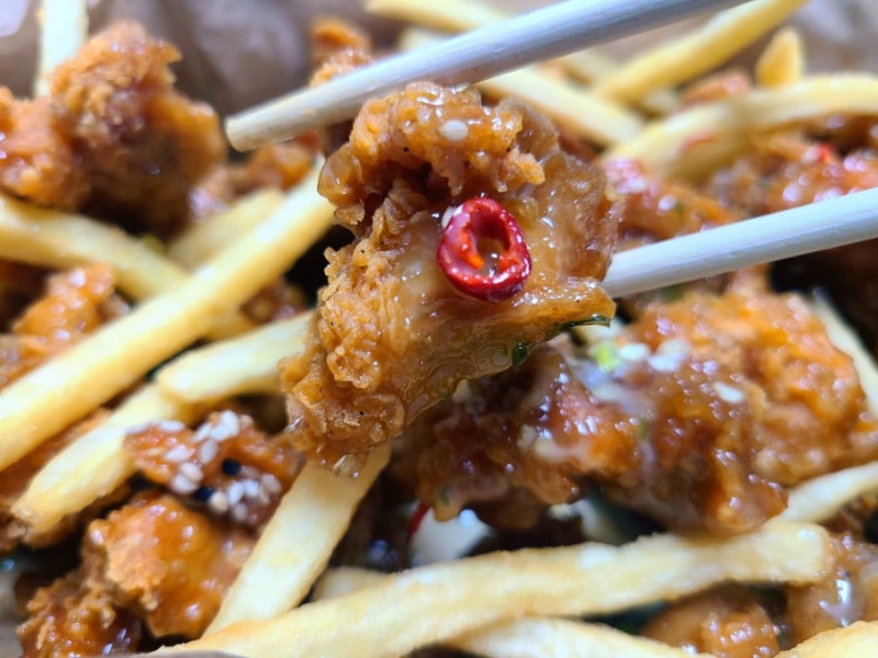 여수 여천 학동 자담치킨 주말 저녁 치킨 추천 메뉴 맵슐랭 치킨 네이버 블로그