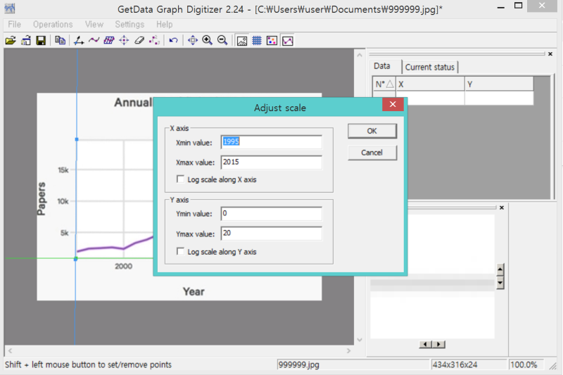 그래프 디지타이저(Graph digitizer) : 네이버 블로그