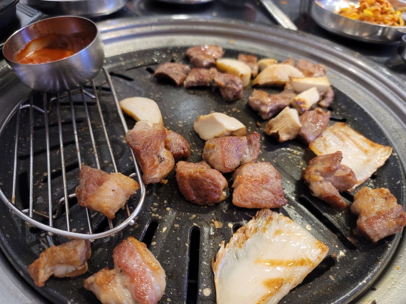 영종도 하늘도시 고기 맛집 홍식당 삼겹살 이베리코 고깃집 네이버 블로그