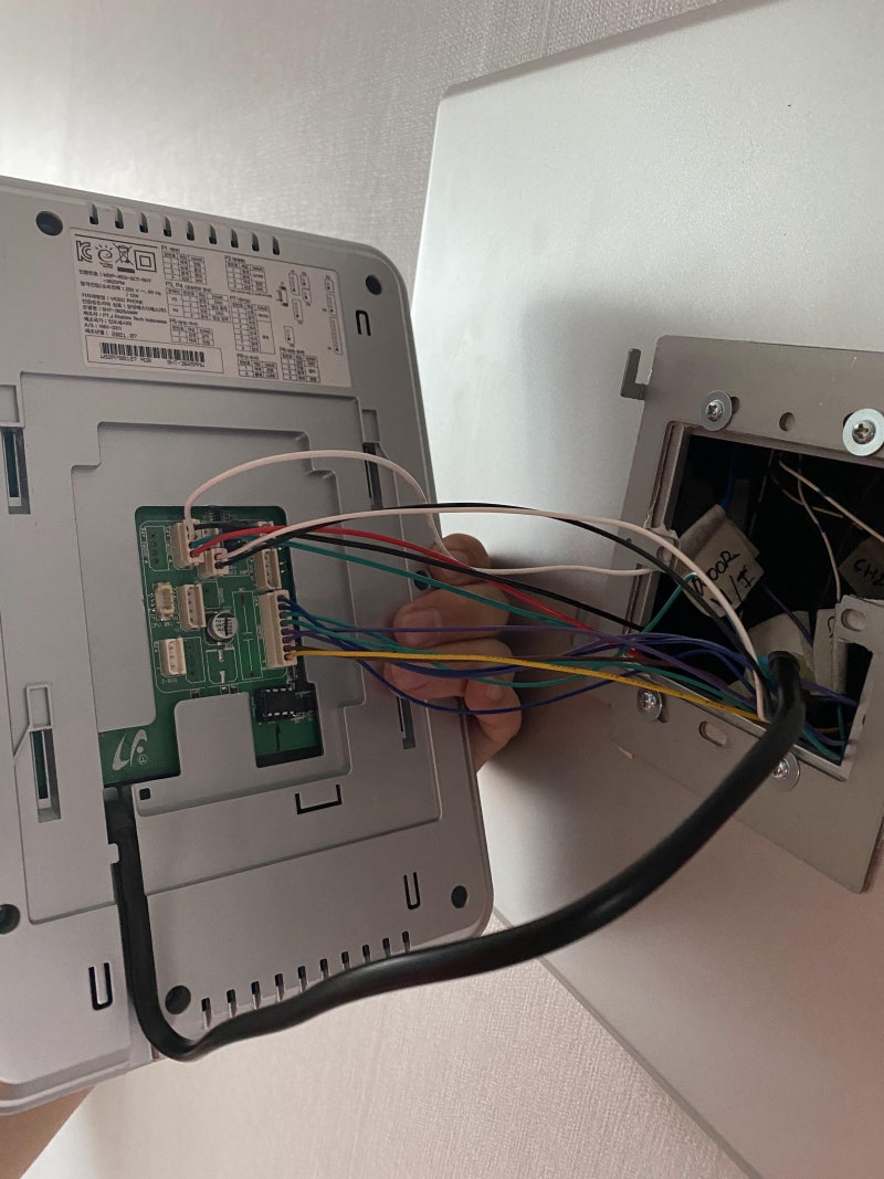8. 구축아파트 인터폰 셀프 교체(sht 102c -> sht 3625) : 네이버 블로그