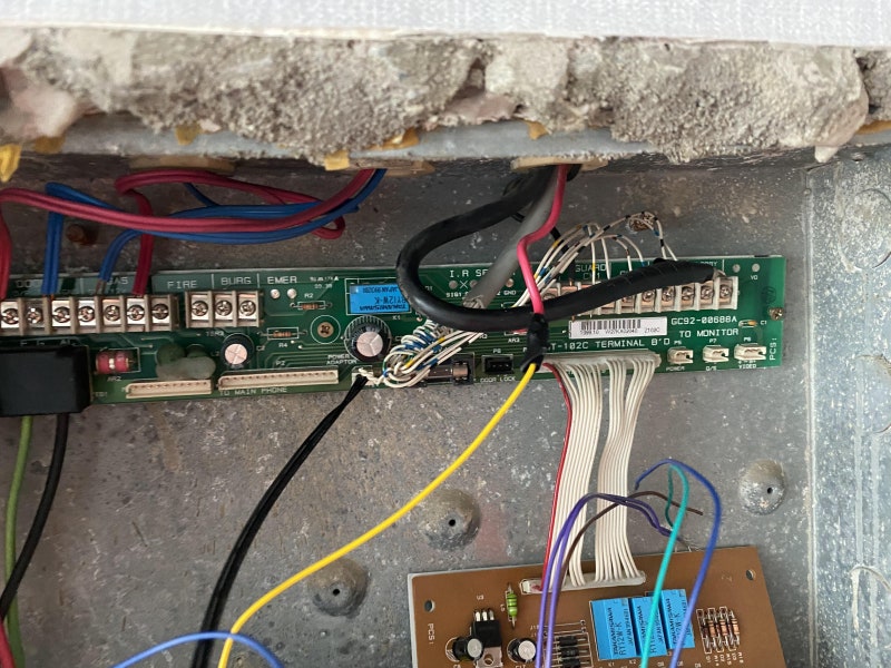 8. 구축아파트 인터폰 셀프 교체(sht 102c -> sht 3625) : 네이버 블로그