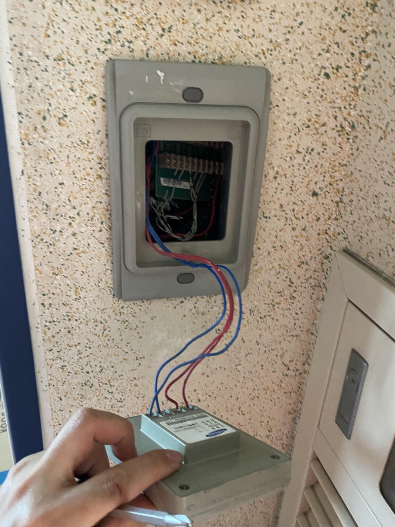 8. 구축아파트 인터폰 셀프 교체(sht 102c -> sht 3625) : 네이버 블로그