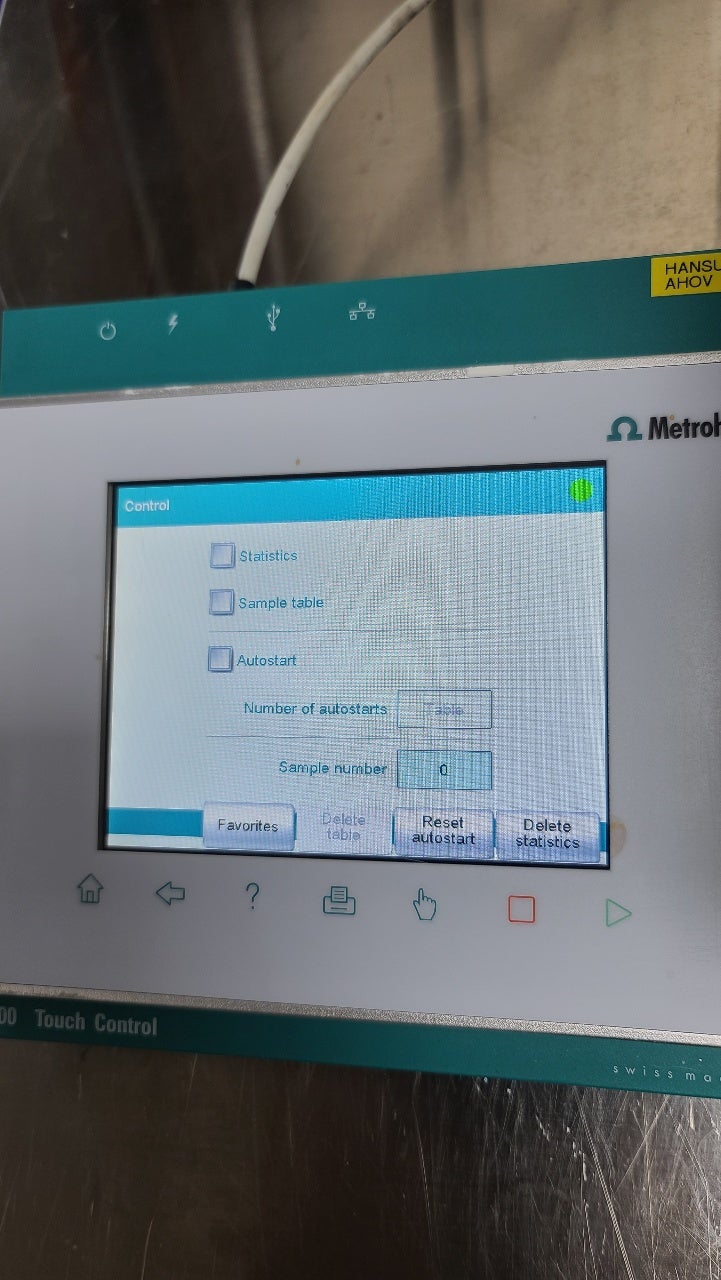 metrohm 888 Titrando, 801 Stirrer, 900 Touch Control,2set 1set 예약 : 네이버 블로그
