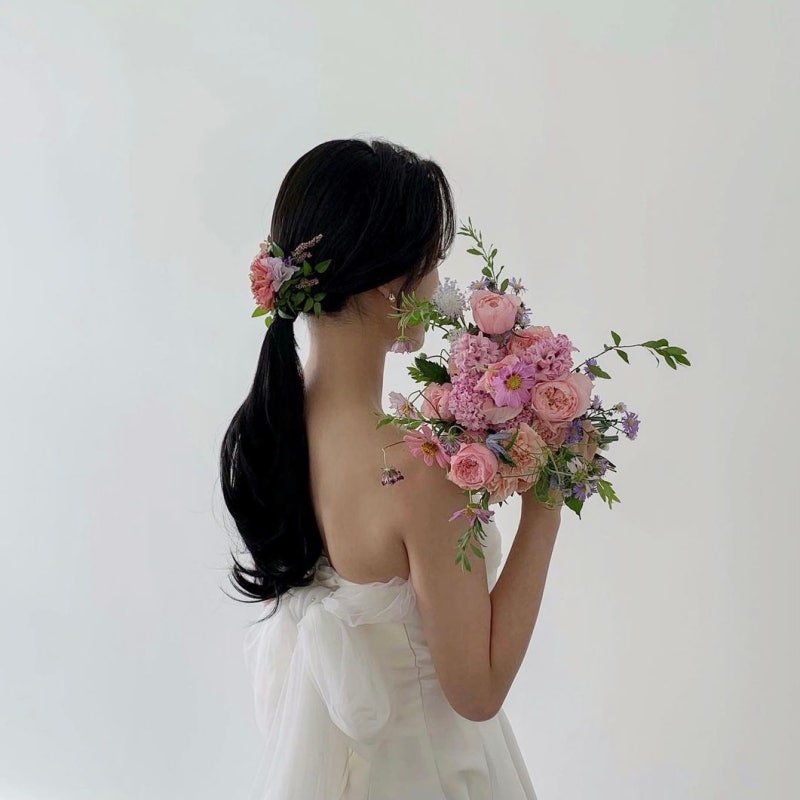 제주유일 생화 부케·부토니아 생화헤어장식 네이버 블로그