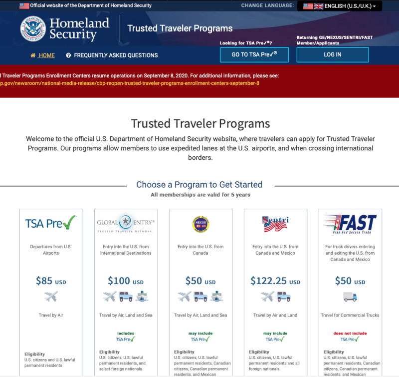 [미국글로벌엔트리] Global Entry 신청 방법 2탄; TTP가입,수수료결제,인터뷰예약하는 법 : 네이버 블로그
