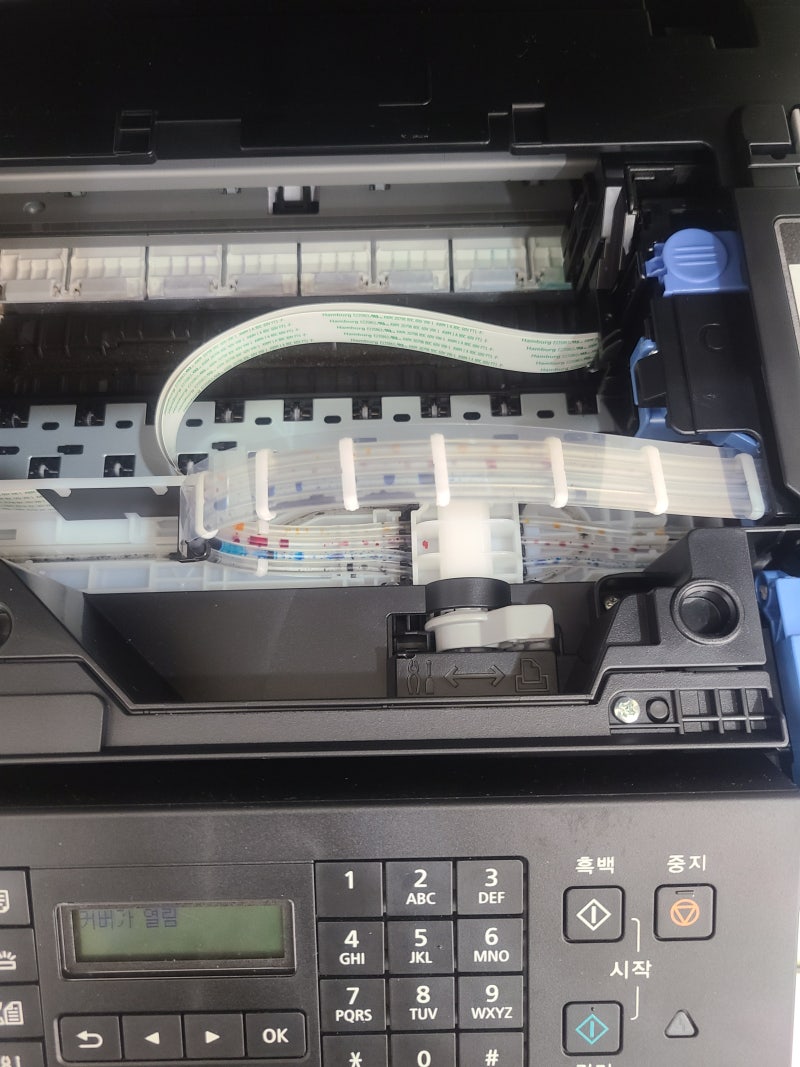 캐논무한잉크 G7090 백지출력 카트리지수리 프린터수리 잉크잼 네이버 블로그