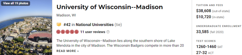 [미국 대학교 입시정보] University of Wisconsin-Madison (위스콘신 대학교 매디슨) : 네이버 블로그
