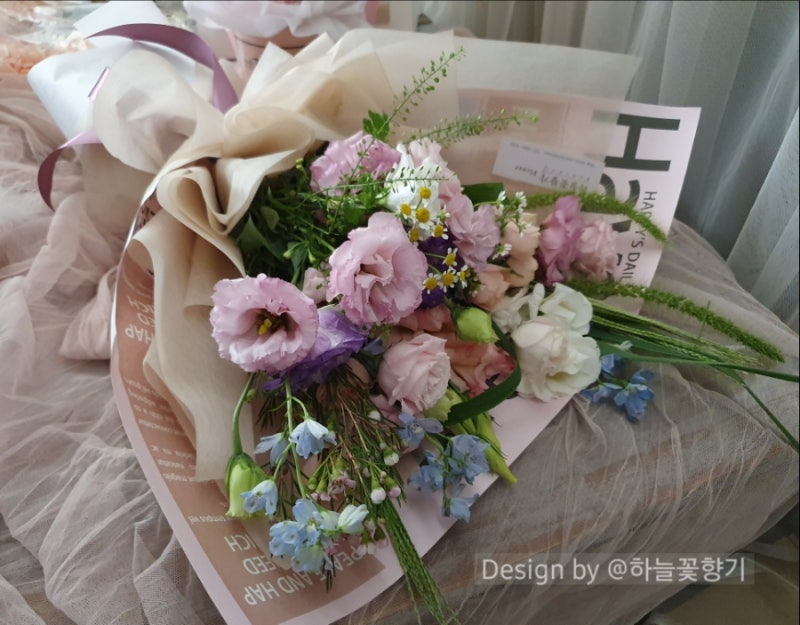 첫인사 명절 생신 상견례 추석 어른 방문 고급 포장 선물 보자기 호접란 꽃다발 추천 전주 꽃집 중화산동 착한 가격 하늘꽃향기