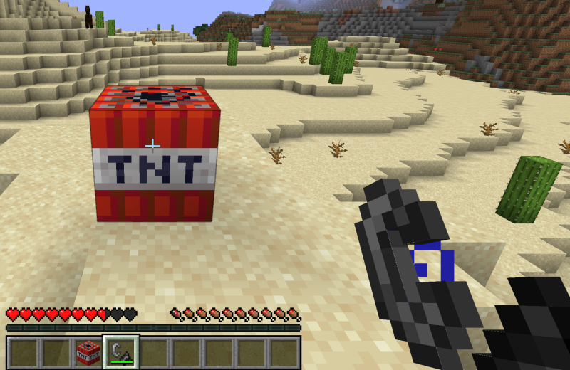 Pc 마인크래프트ㅣminecraftㅣtnt다이너마이트 만드는 방법 및 사용 하는 방법 네이버 블로그