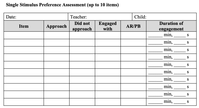 선호도 평가 Preference Assessment : 네이버 블로그