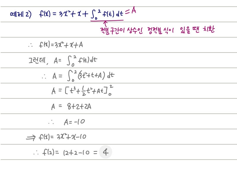 수학2 : 8.정적분 , 그래프의 대칭성(기함수와 우함수) 이용 : 네이버 블로그