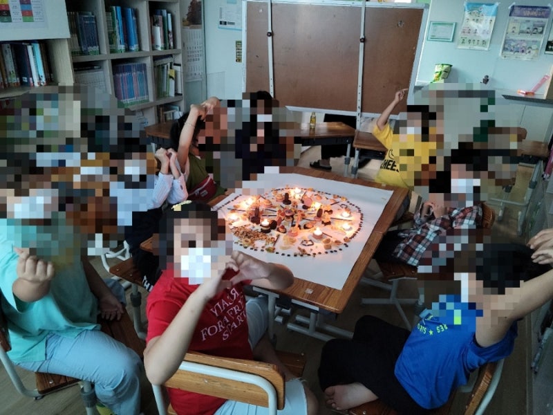 사평교회지역아동센터 집단상담 푸드표현예술치료 푸드마음여행 김혜경연두별 네이버 블로그