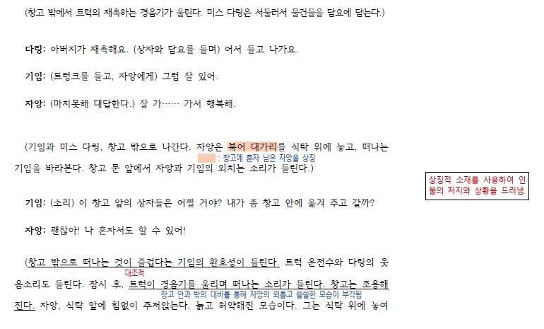 Ebs 수능특강 북어 대가리 이강백 작품 분석 및 해설 네이버 블로그