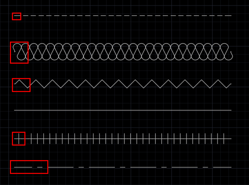오토캐드 선종류(LineType)/선축적(LTScale) : 네이버 블로그