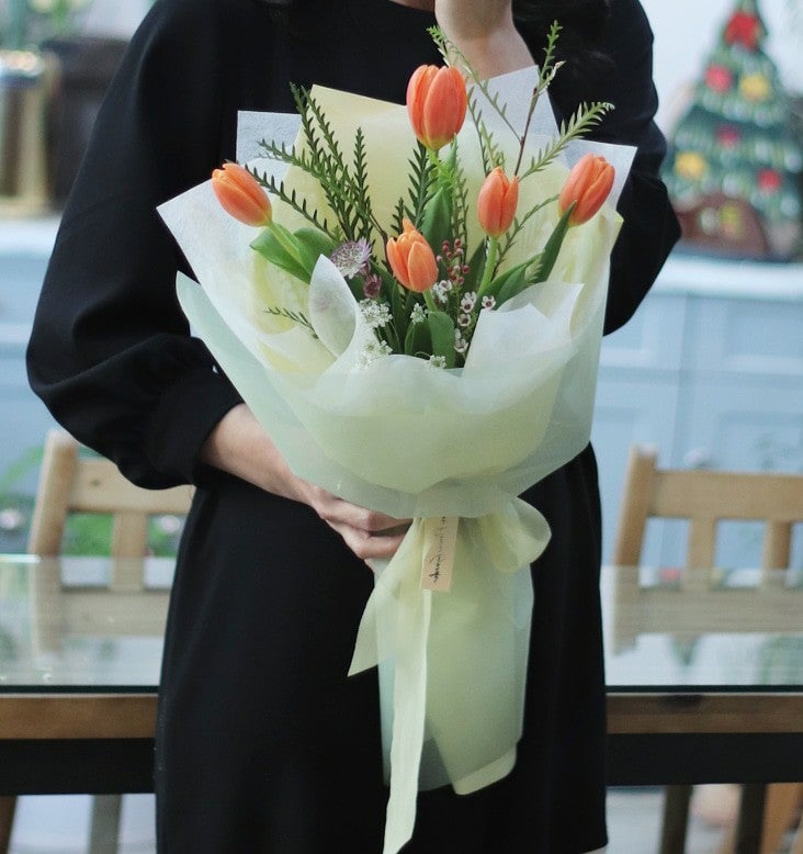 울산동구꽃집 울산튤립꽃 아이스퀸튤립 기념일은 특별하게 더 예쁘게♡ 핑크튤립꽃다발 망고튤립꽃다발 네이버 블로그