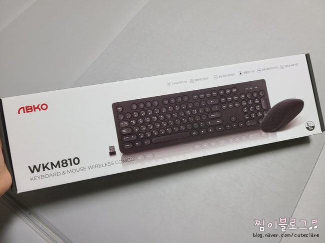 무선키보드마우스세트 조용한 앱코 WKM810 : 네이버 블로그