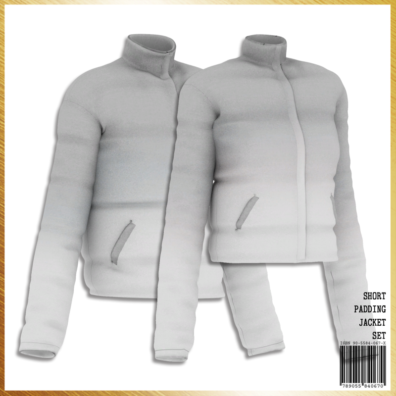 [TS4 SET]Short Padding Jacket Set : 네이버 블로그