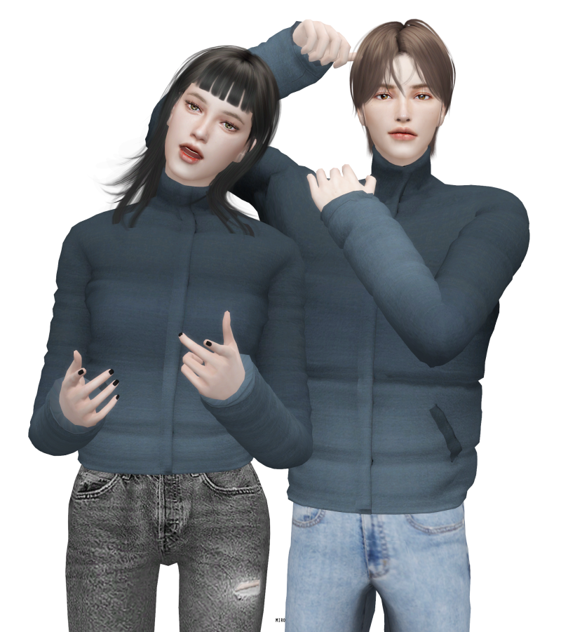 [TS4 SET]Short Padding Jacket Set : 네이버 블로그