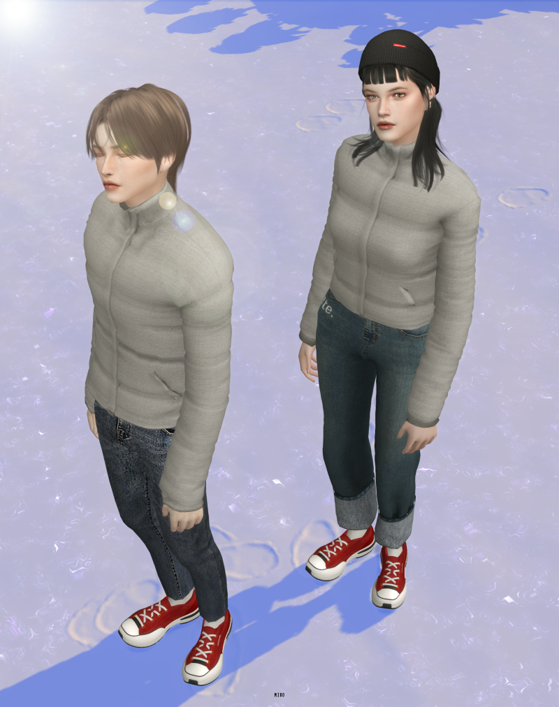 [TS4 SET]Short Padding Jacket Set : 네이버 블로그