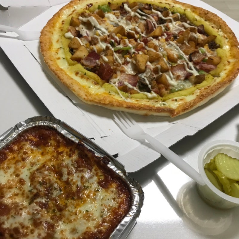 의왕 맛집 피자헛 의왕고천점 포장 후기 리치골드 베이컨포테이토 네이버 블로그